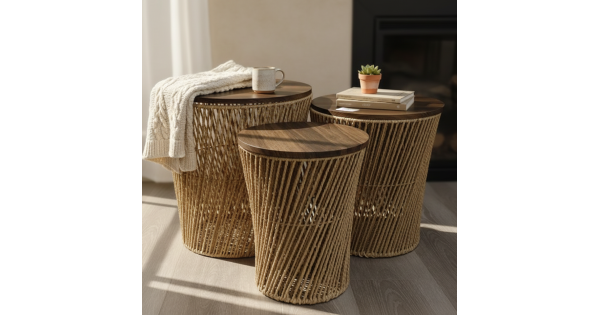 Straw Table L